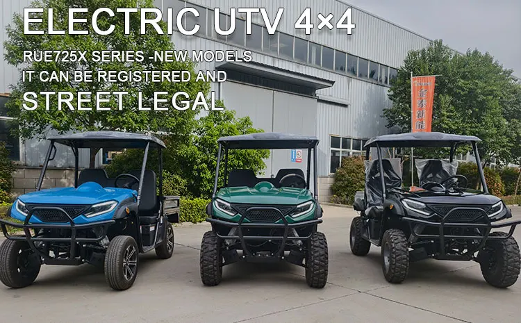 Eec Certified 2-Seater Electric UTV Automatic Road Legal Utility ...