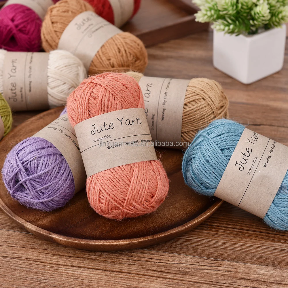 2mm Gift Wrapping Jute Rope Natural Knitting Jute Cord Strting Jute ...