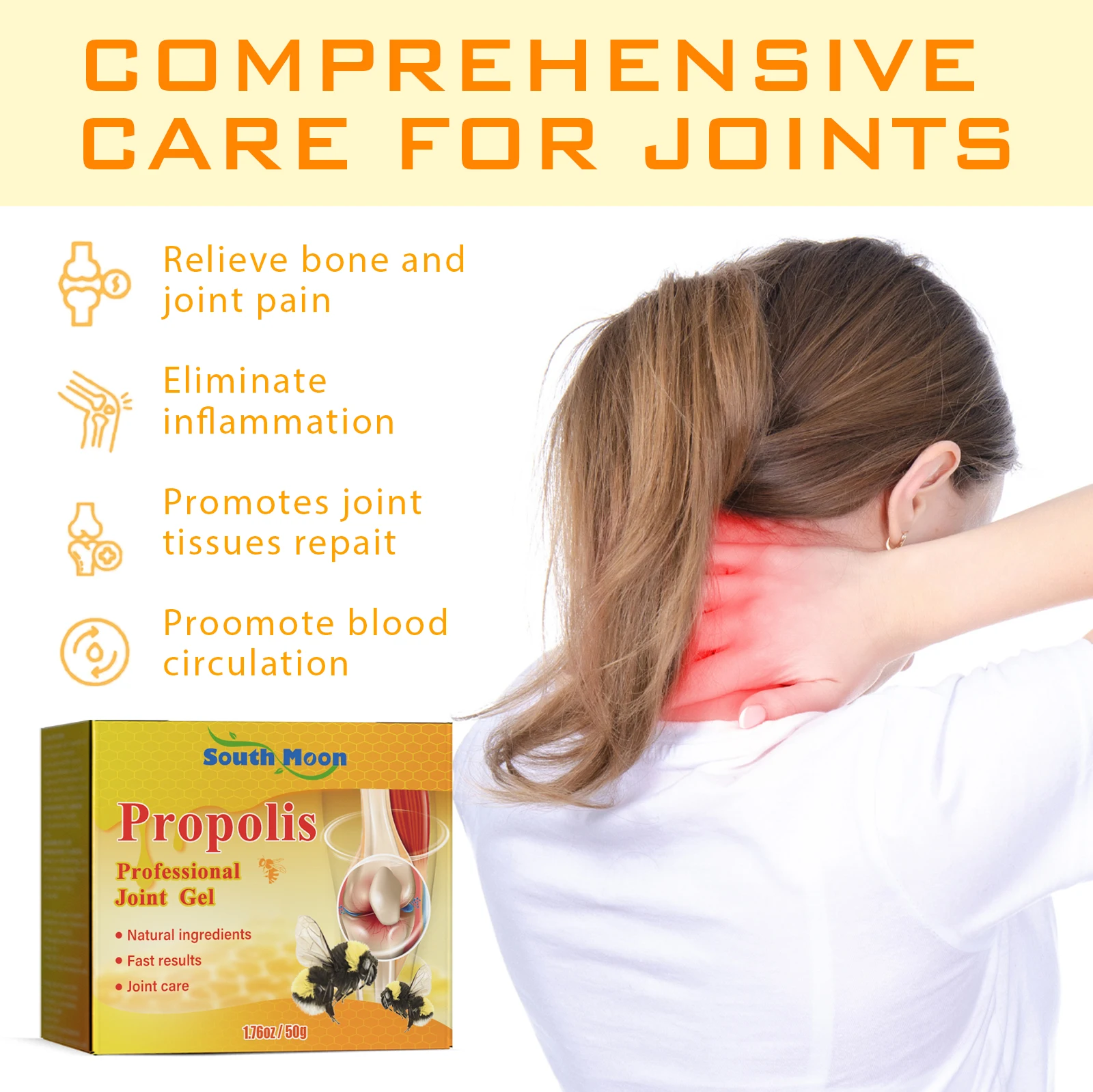 South Moon Bee Venom Pain Balm Relief Cream Arthritis Joint Ointment ...