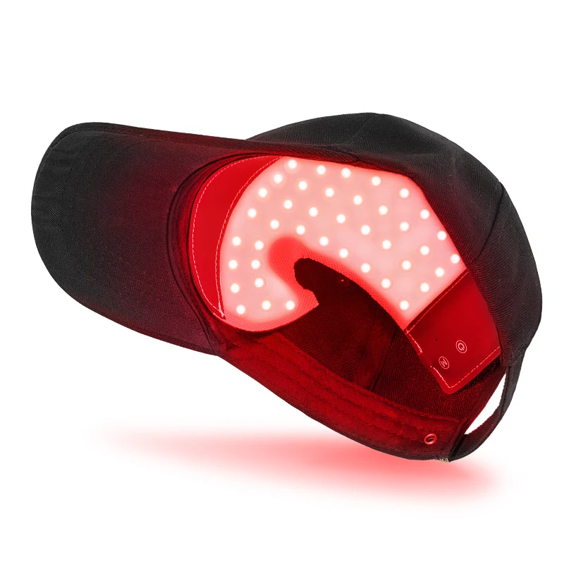 Timed Blue/Red LED Light Hair Growth Cap Infrared Physiotherapy ...