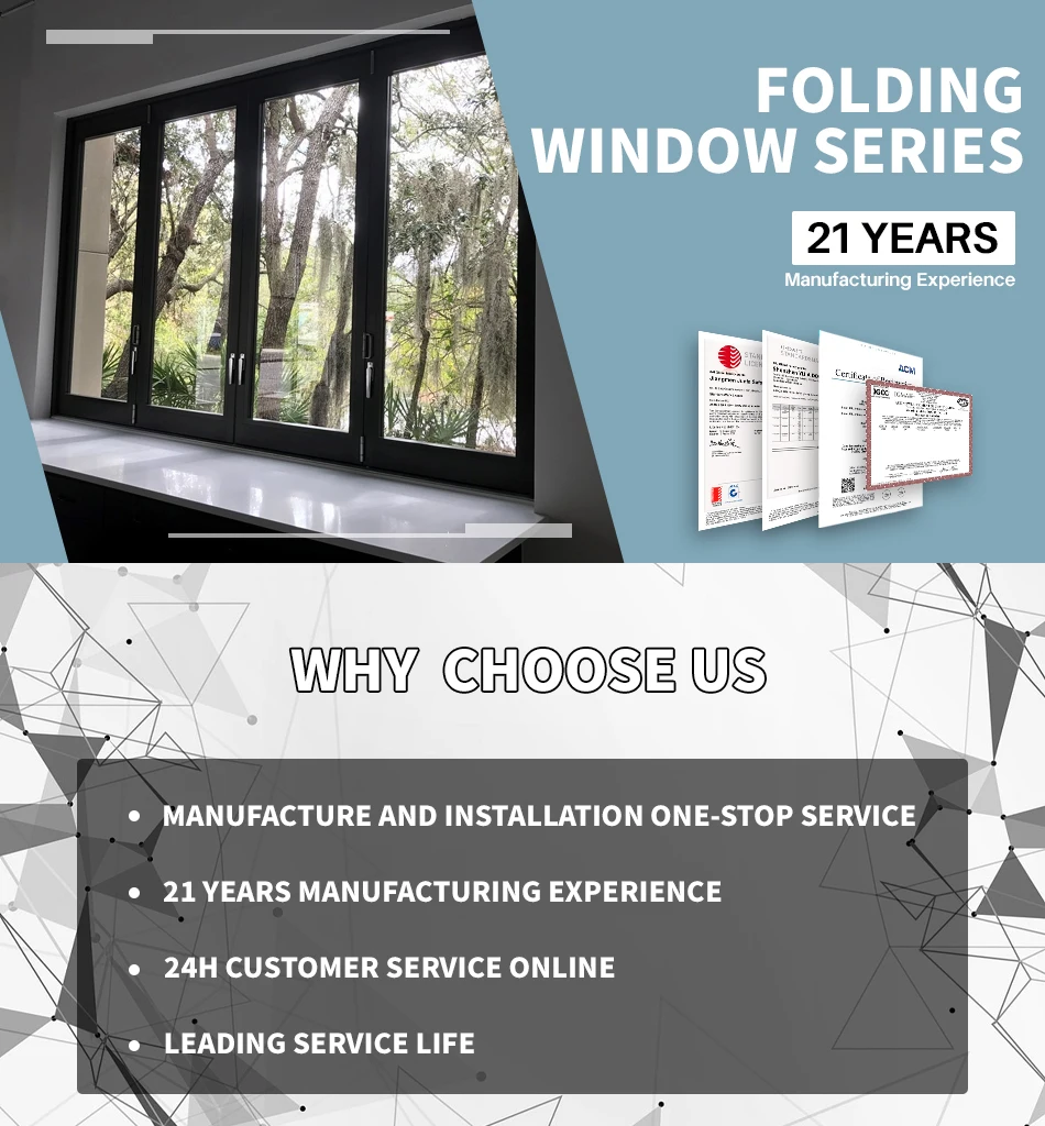 Ikealuminum 2023 Folding Window Doors Folding Window Aluminium ...