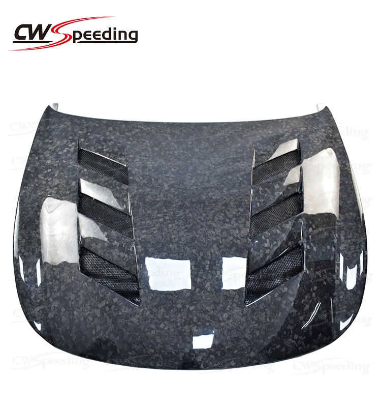 A Style Forged Carbon Fiber Engine Hood Bonnet For 2008-2014 Infiniti ...