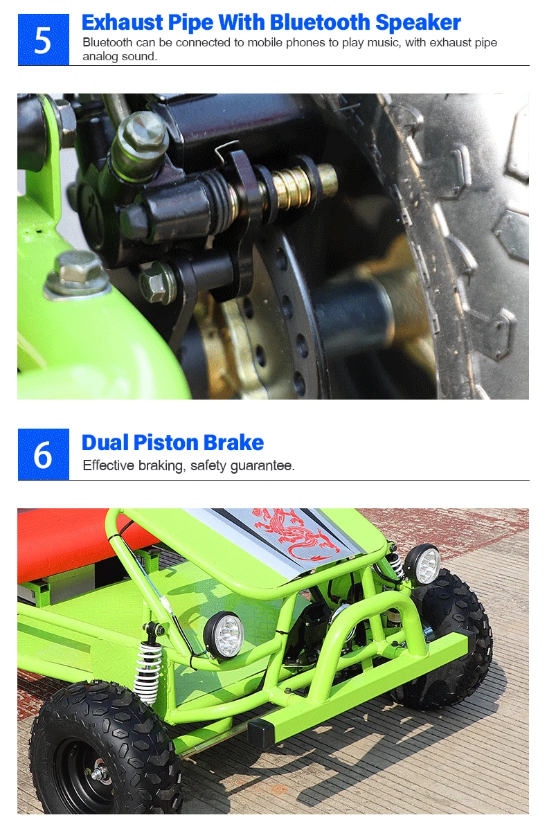 SIBO High Quality 500w 48v Mini Quad Electric UTV for Kids