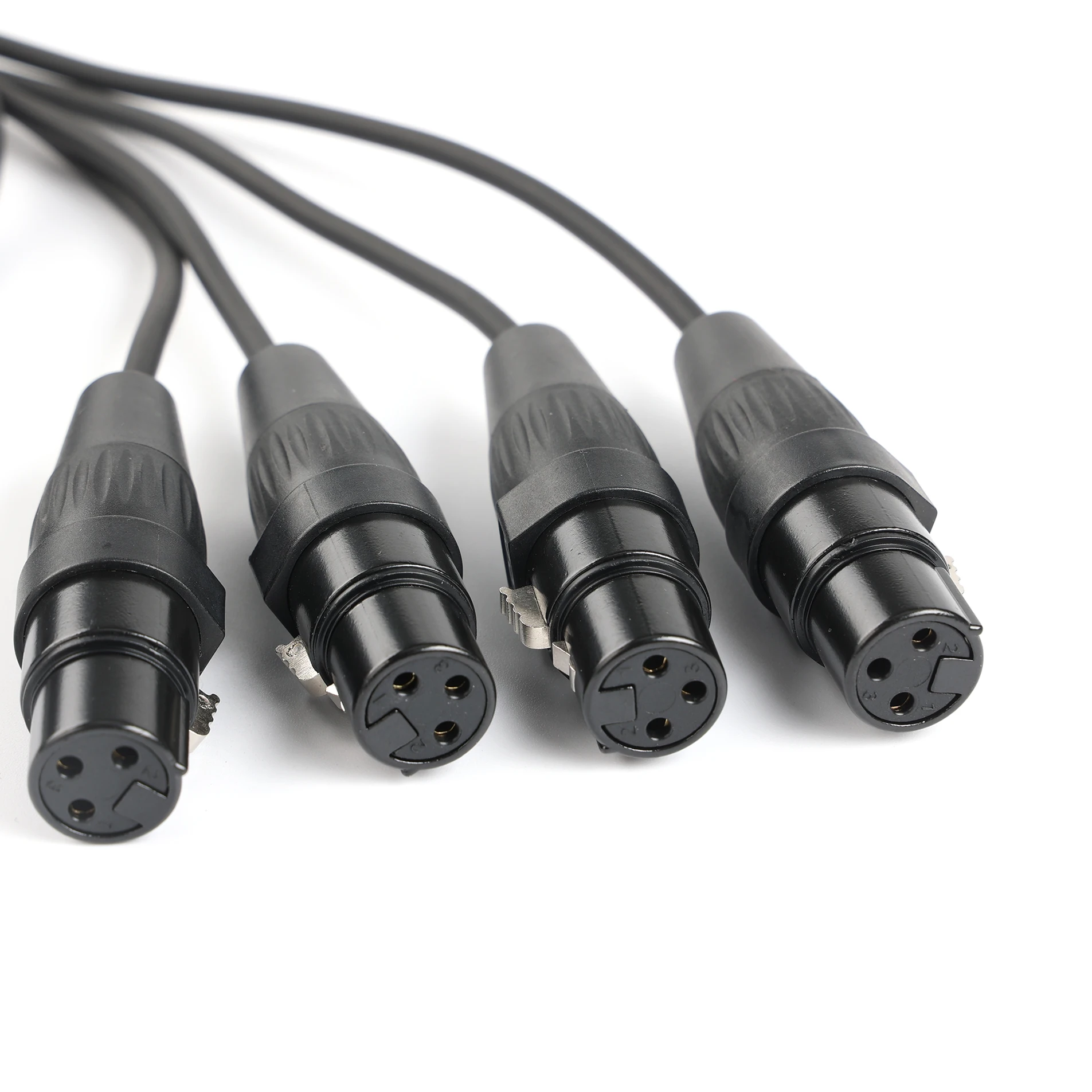 Network Ethernet Converter DMX RJ45 CAT6 Female to 4 3 Pin XLR Female ...