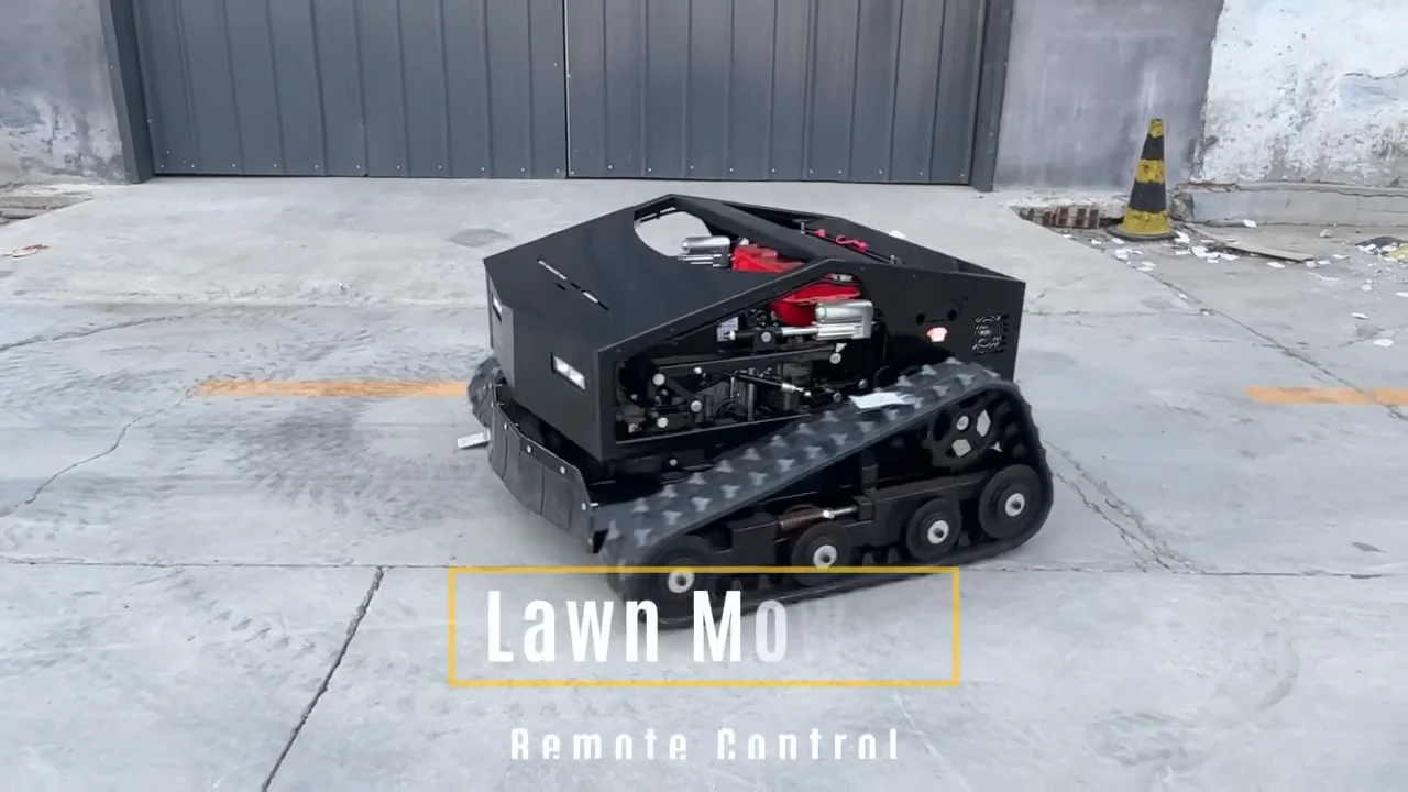 All Terrain Robotic Crawler Lawn Mower New Design Adjustable Lift Zero ...