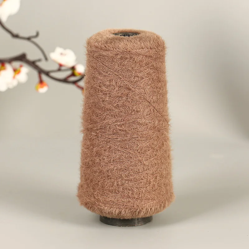 Factory Direct Sale 100% Nylon Mink Feather Eyelash Yarn Mink-like Yarn ...