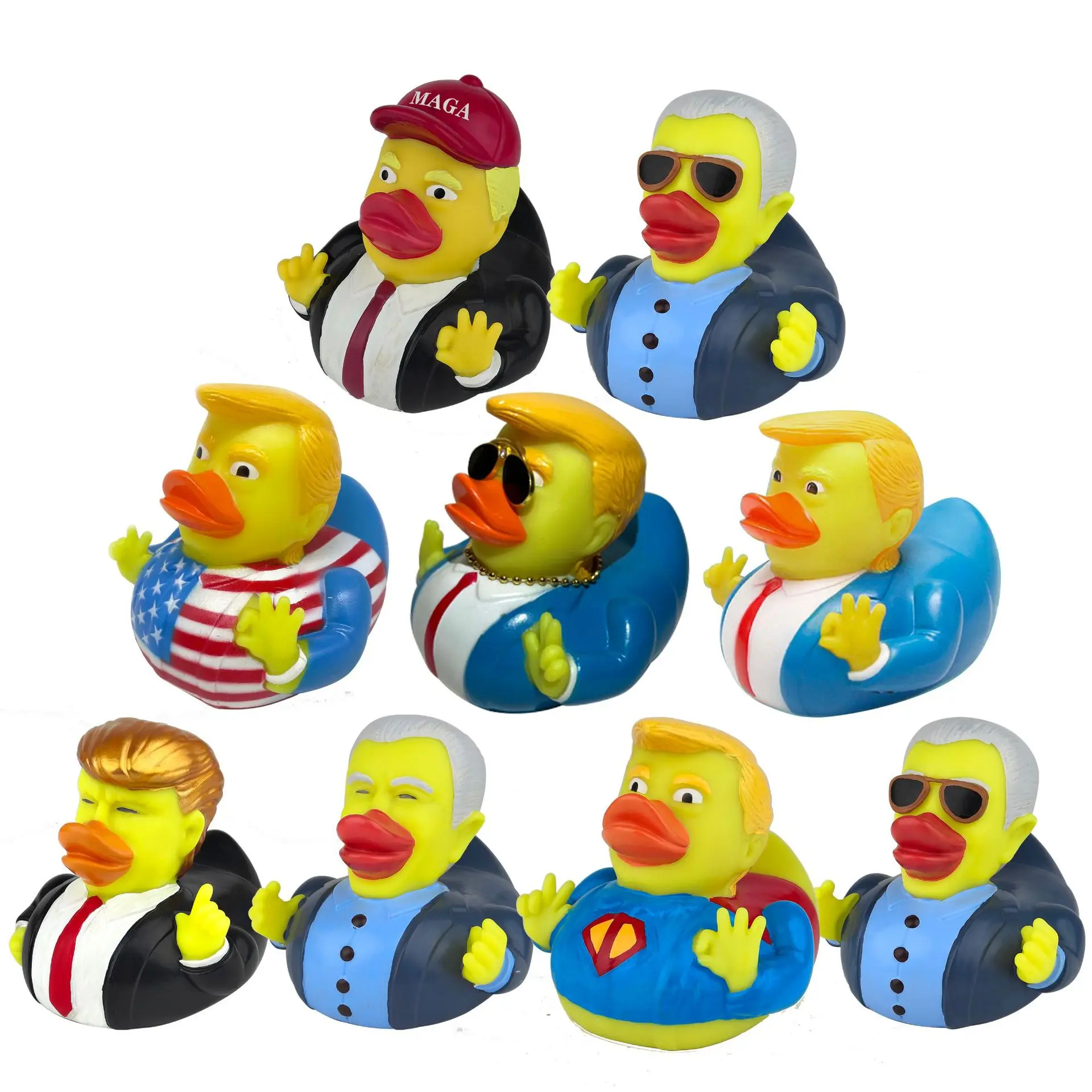 Duck Toy Animal Floating Race Assorted Rubber Yellow Ducky Bathtub ...