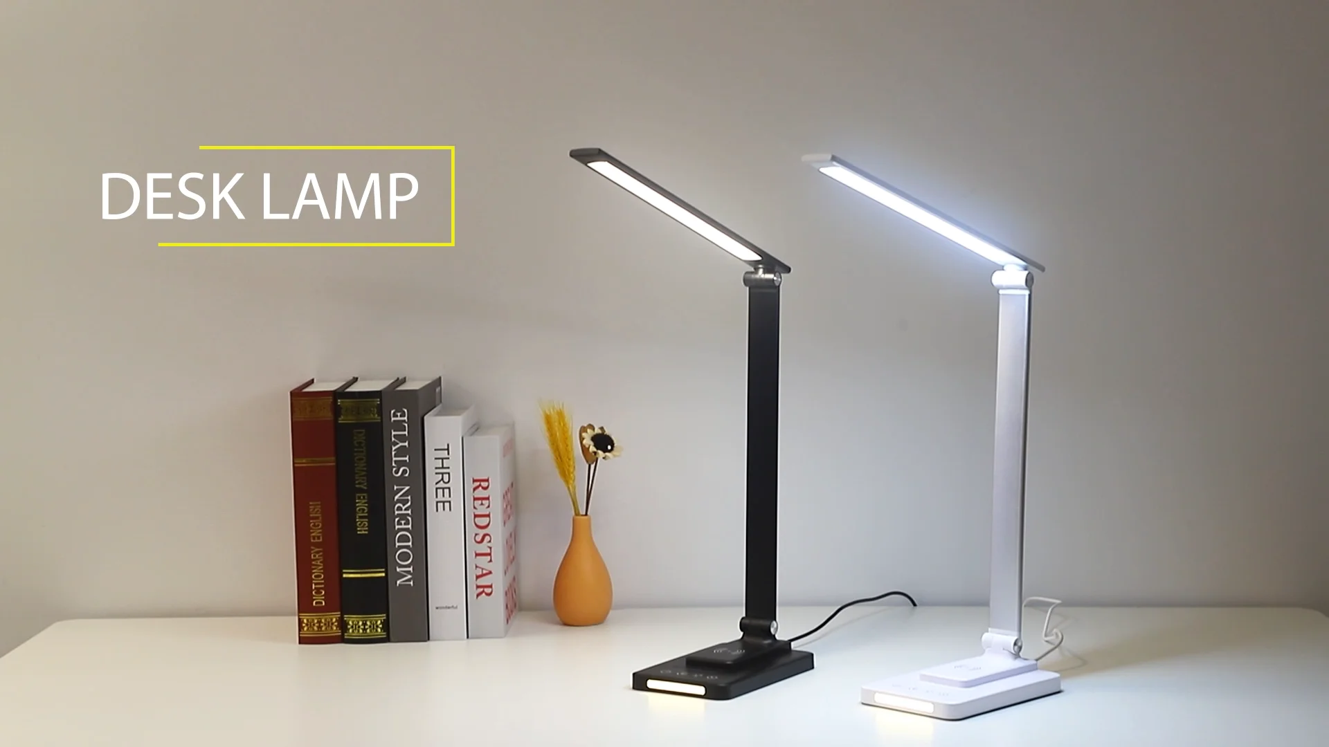 Aluminium Foldable Touch Study Light Student For Office Qi Charging ...