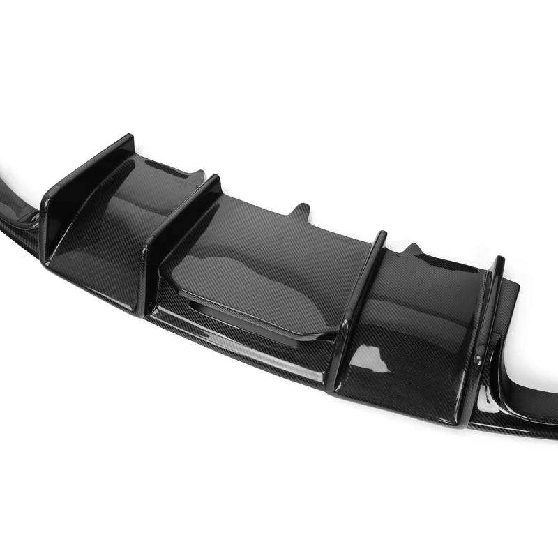 K Style Carbon Fiber Rear Bumper Lip Diffuser For Audi 2012-16 A5 ...