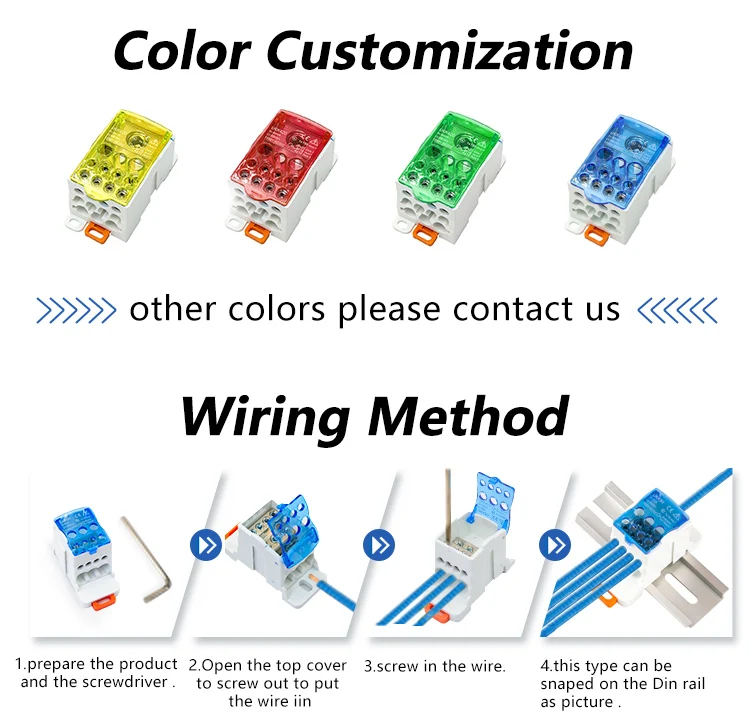 Ukk 80/125/160/250/400/500a Electrical Universal Unipolar Single Phase ...