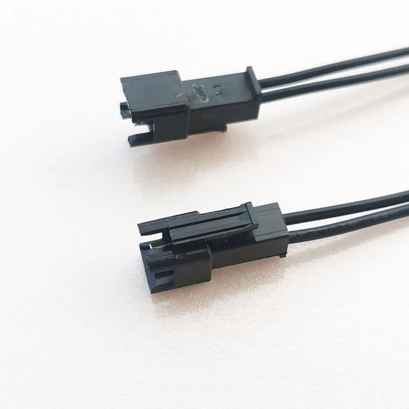 Jst Sm 2.54mm Pitch 2p Power Cable 2p Wire Harness Female And Male ...