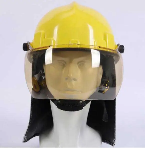 Yellow Anti-Smash Fire Helmet - Firefighter Safety Gear