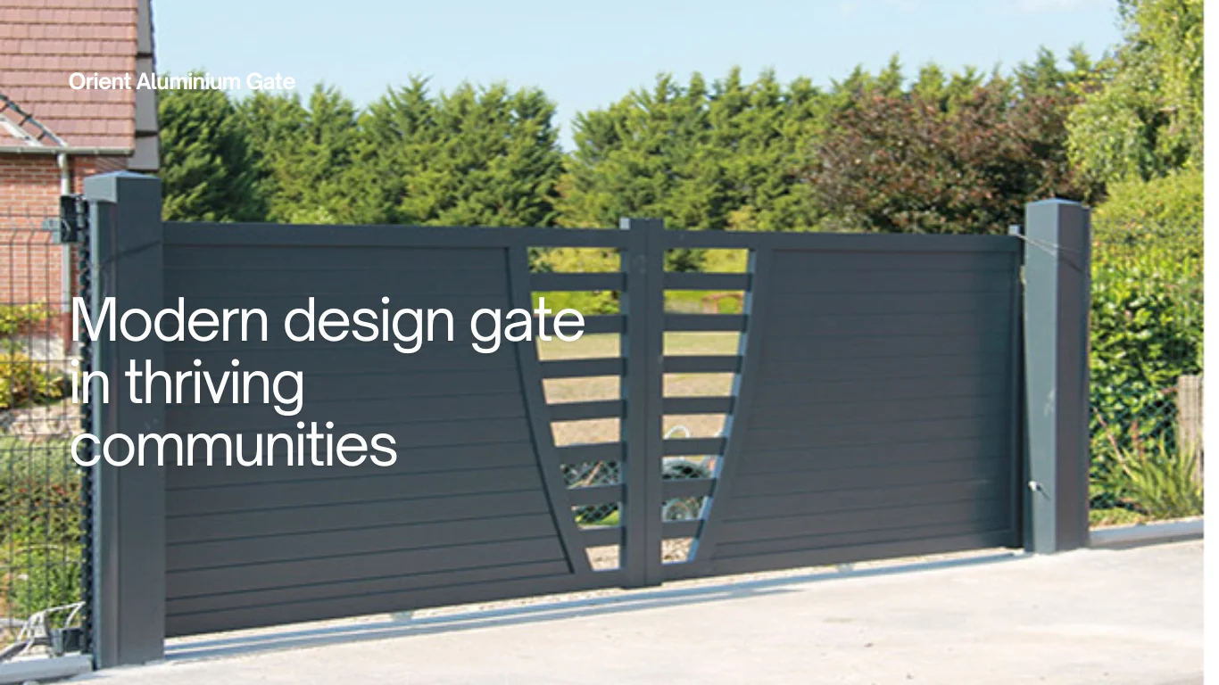 Driveway Gate Main Gate Design Customised Cheap Price Private Aluminium ...