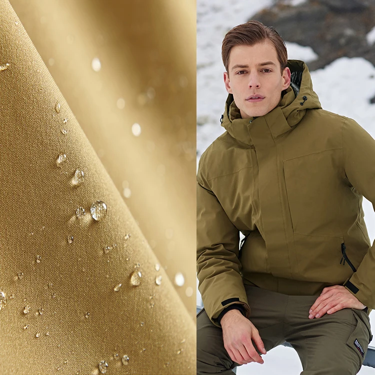 Polar Fleece Soft Shell Fabric Recycled Stretch Pongee Softshell Fabric Waterproof Outdoor ...