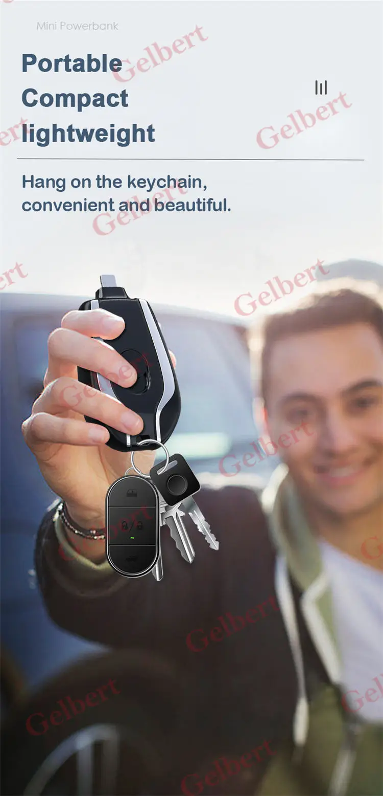 Mini Portable Charger - 1200mah Power Bank for Iphone