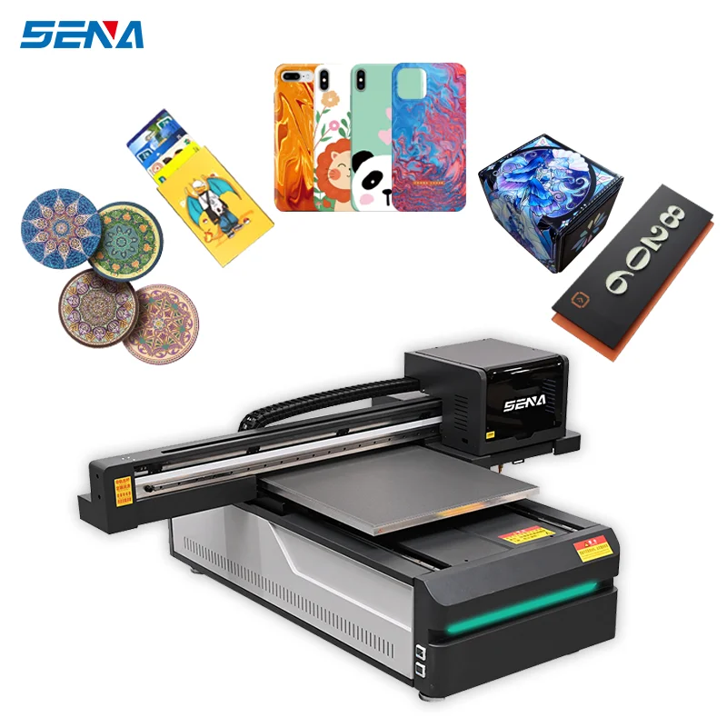 High Quality A4 A3 A2 A1 Size Flat Bed Machine Uv Flatbed Printer 6090 ...
