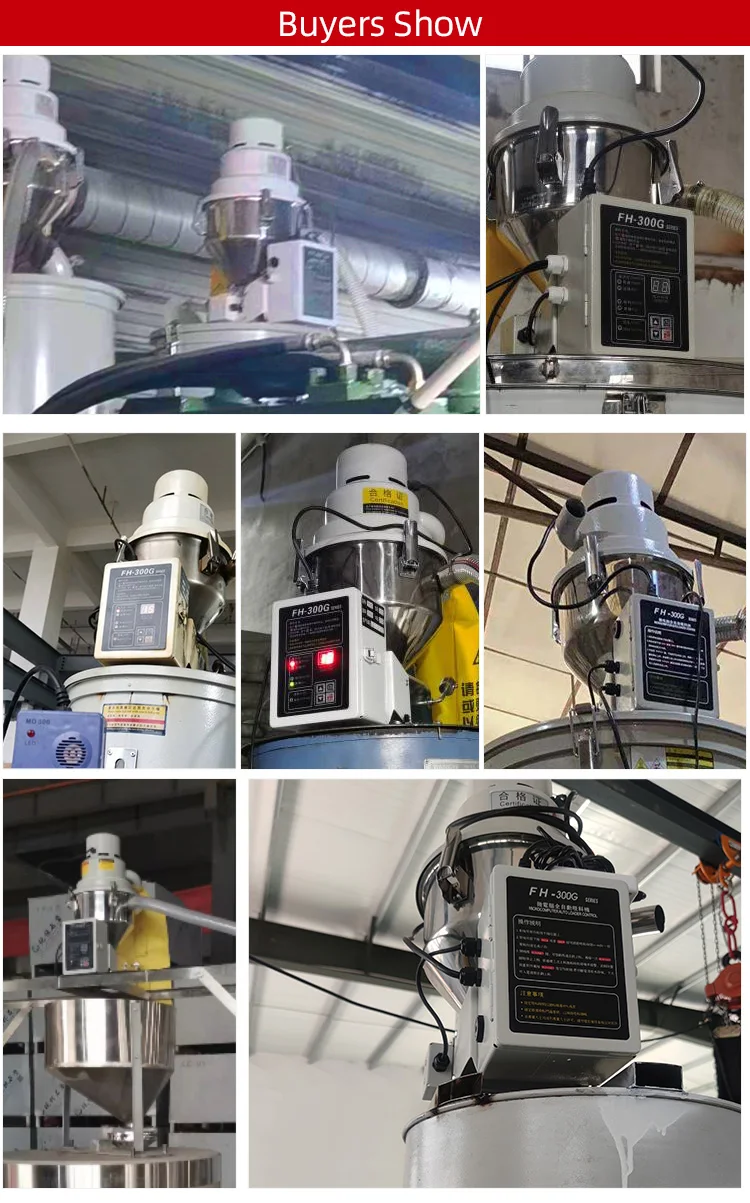 Customized Automatic Vacuum Loader For Injection Mould Machine 300g ...