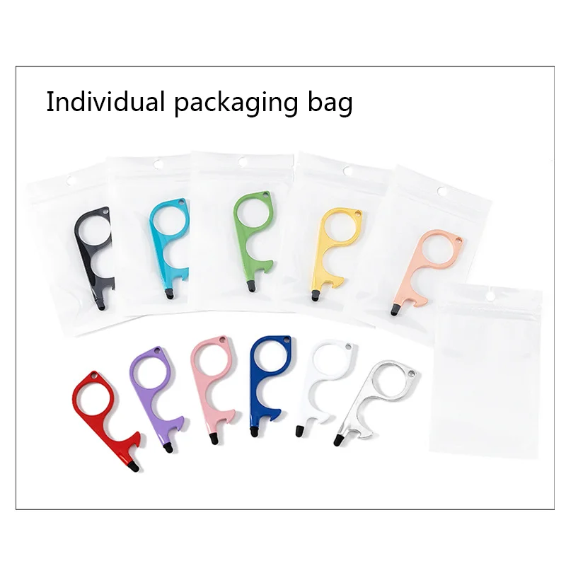 Self Defense Keychain Safety Key Chain Key Door Tool Touchless Keys ...