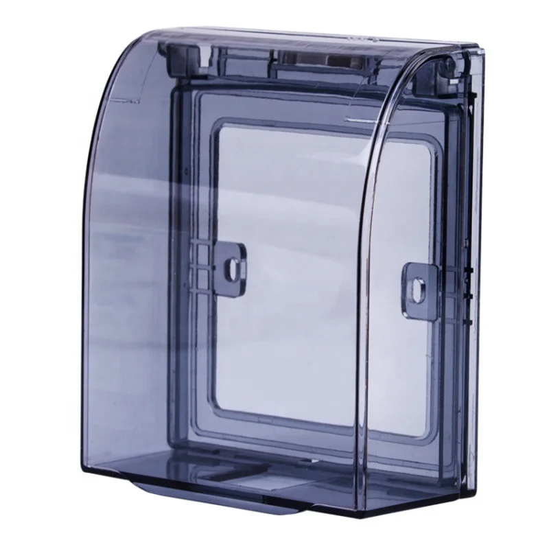 Hotel Bathroom Toilet Power Supply Splash Box Black Waterproof 86 Wall ...