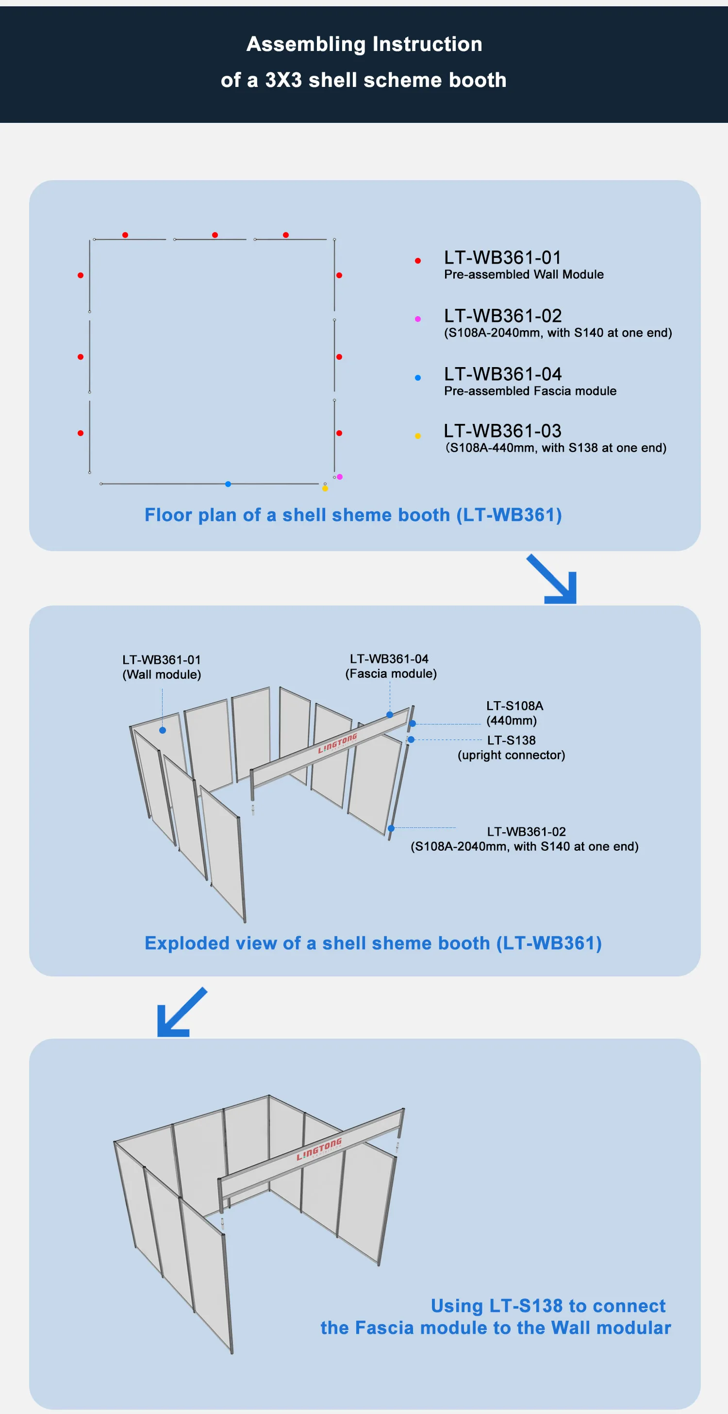3*3 Exhibition Booth Shell Scheme Booth Exhibition Booth Stand Standard ...