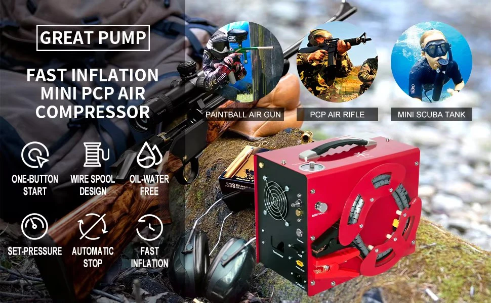 TUXING CE High Pressure 4500psi/300bar/30mpa 220V DC Wire Spool Design ...