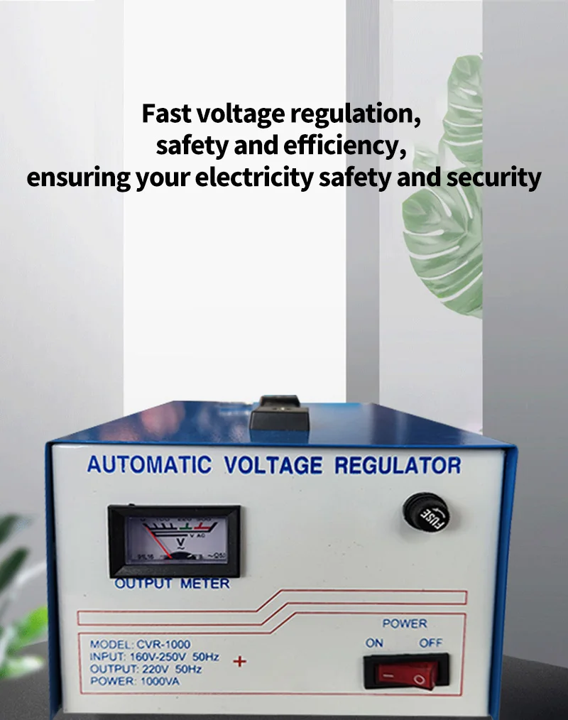 Mini Ac Single Phase Voltage Regulator 1000W Price Stabilizer