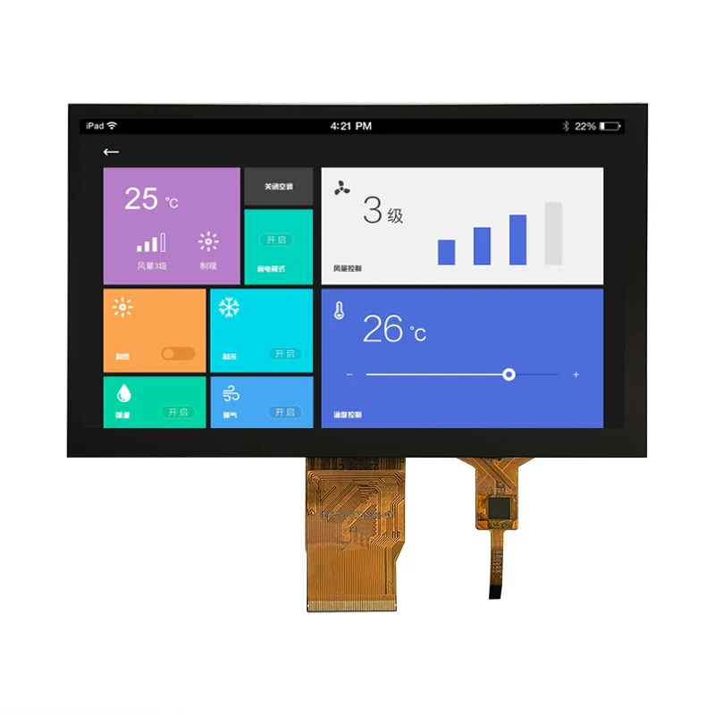 7 Inch IPS LCD 1024*600 with Capacitive Touch - SAEF Display