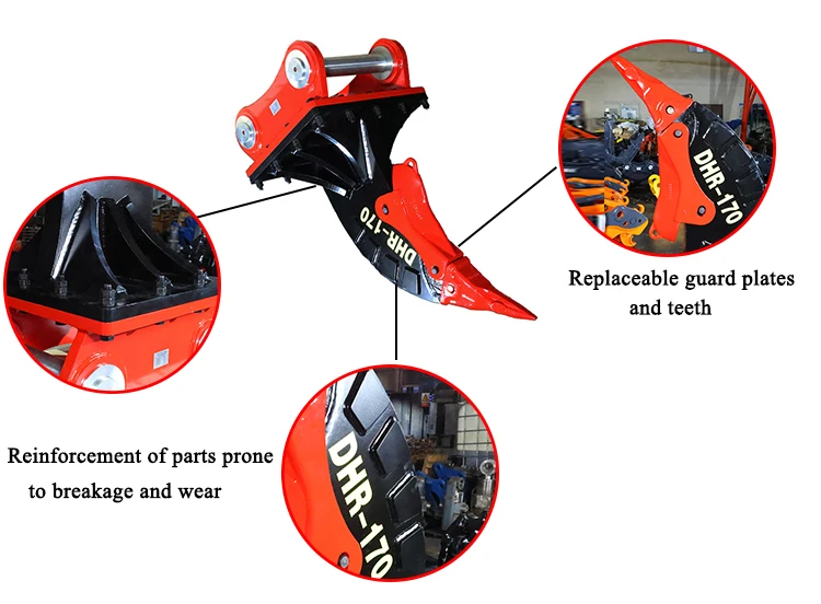 Single Tooth Ripper Construction Machinery Parts Excavator Rock Ripper ...
