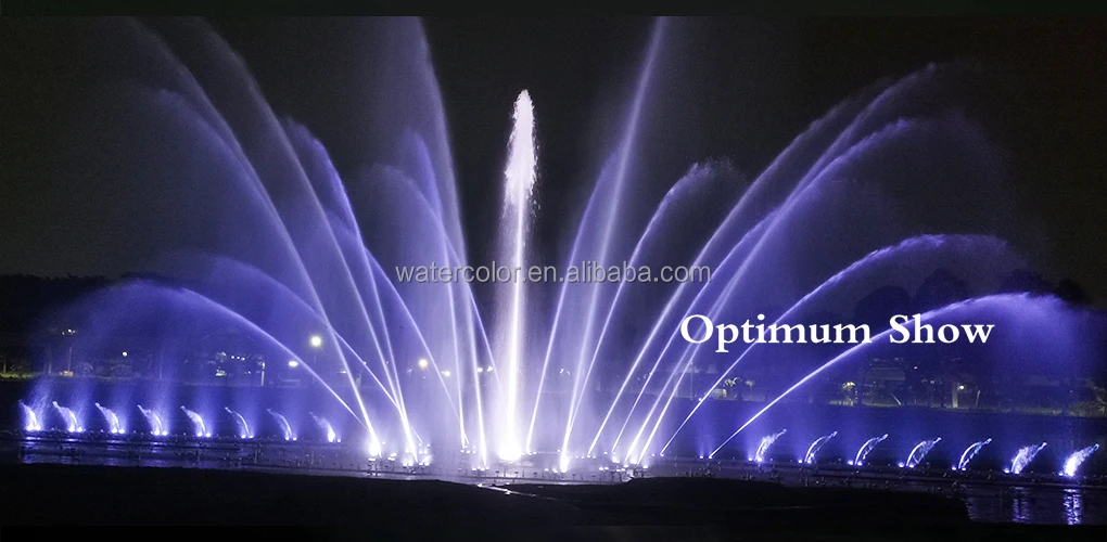 Outdoor 60M Lights Dancing Musical Water Pond Fountain Pool Water Show ...