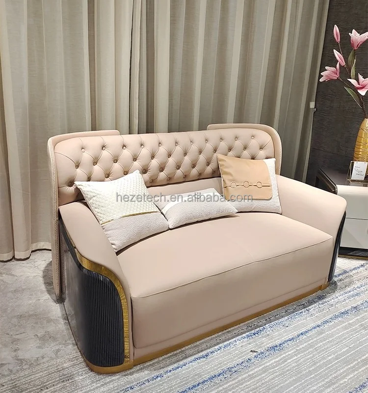 Luxury Classic 3 Seater Hotel Lobby Sofa Set Living Room New Design ...