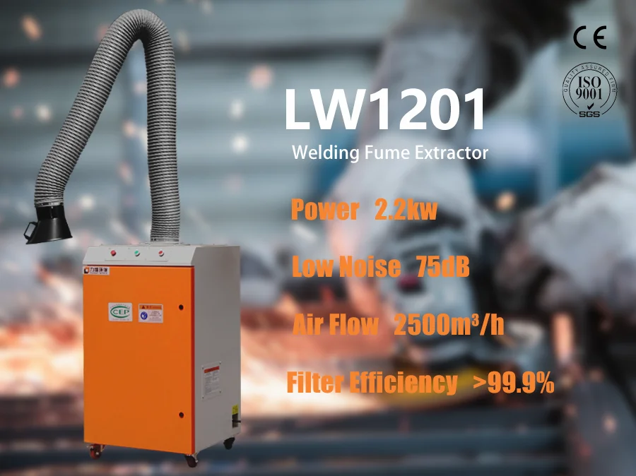2024 New Model Welding Dust Collector System Welding Smoke Sucker ...