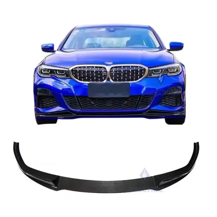 H Style Front Bumper Sport Glossy Black For Bmw 3 Series G20 Sedan 2019 ...