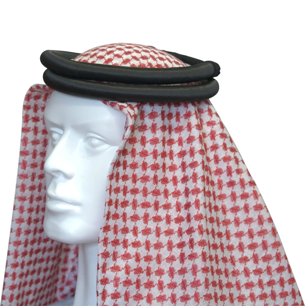 Muslim Head Scarf For Keffiyeh Wrap Arabic Egal Headband Arab Aqel Rope ...