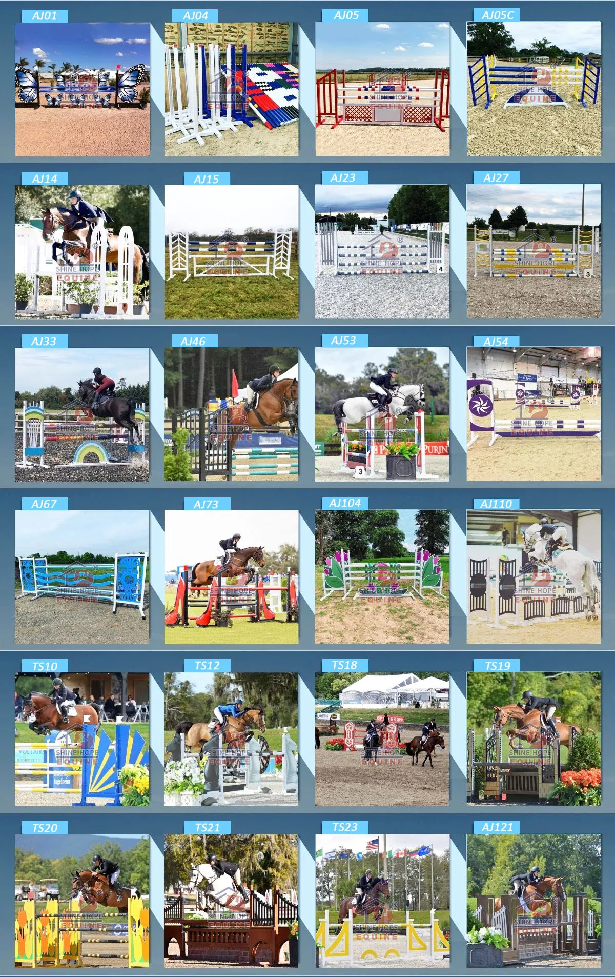 Aj04 Aluminum Jump Block Equestrian Obstacle Horse Show Jumping - Buy ...