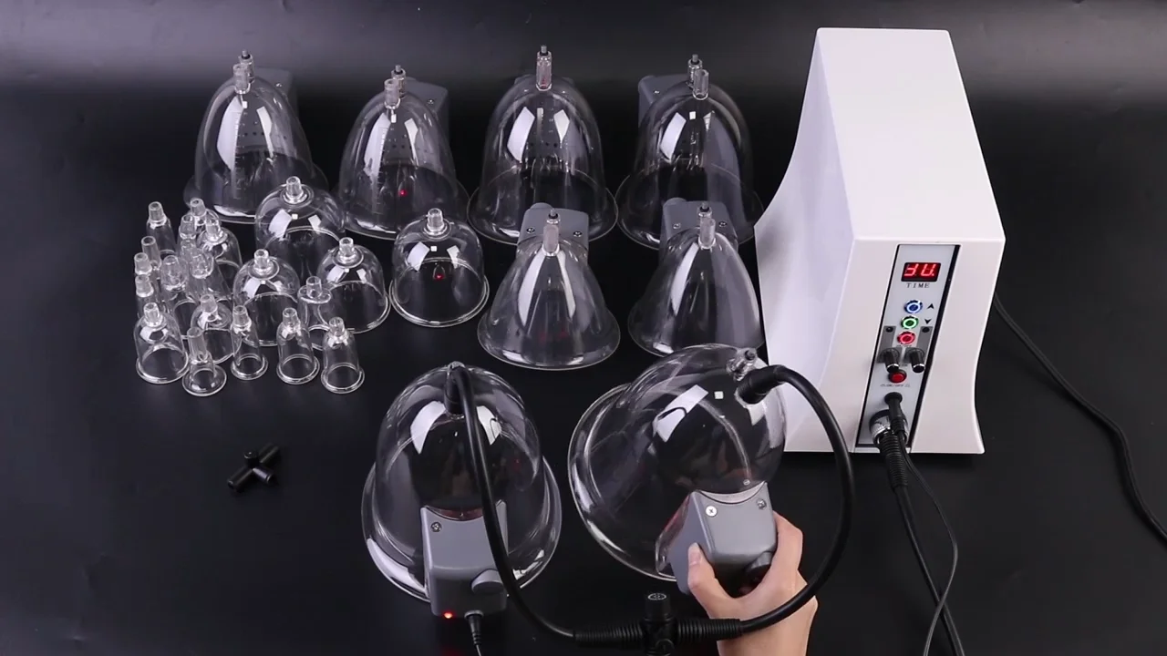 29 Cups Butt Lift Machine Buttock Vacuum Bum Lifting Enlargement Cupping Buttock Therapy Breast ...