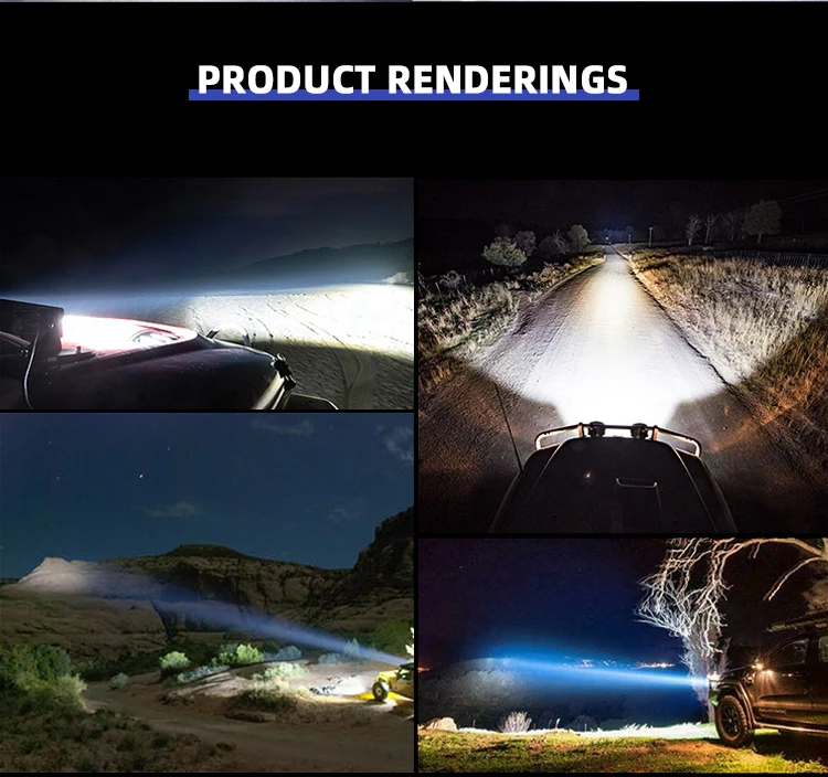 Car 10700lm Super Bright Offroad Laser Led Driving Light Truck Round ...