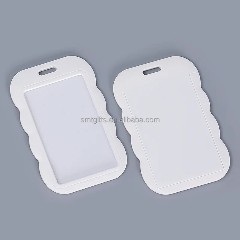 Vertical Hard Plastic Sliding Desgin Id Name Card Holder Customizable ...