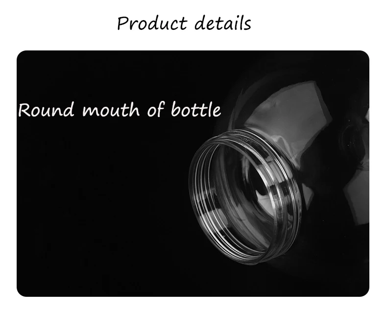 Wholesale Spherical Reusable Transparent Plastic Bottle Food Grade Pet ...