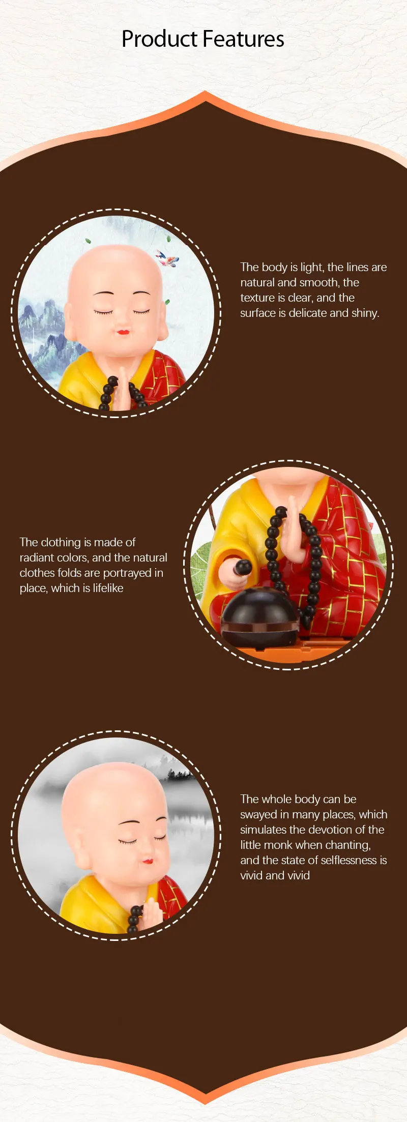 Home Office Desk Car Garden Ornament Crafts Gift Car Products Solar ...