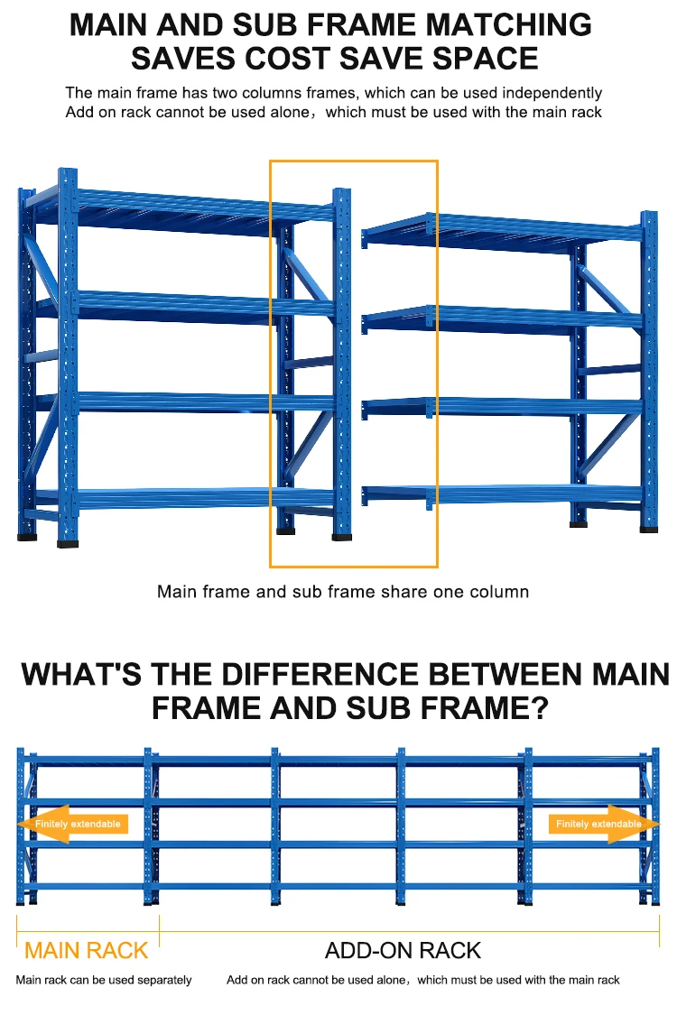 Factory Boltless Warehouse Shelving Commercial Rack And Shelf Inventory ...