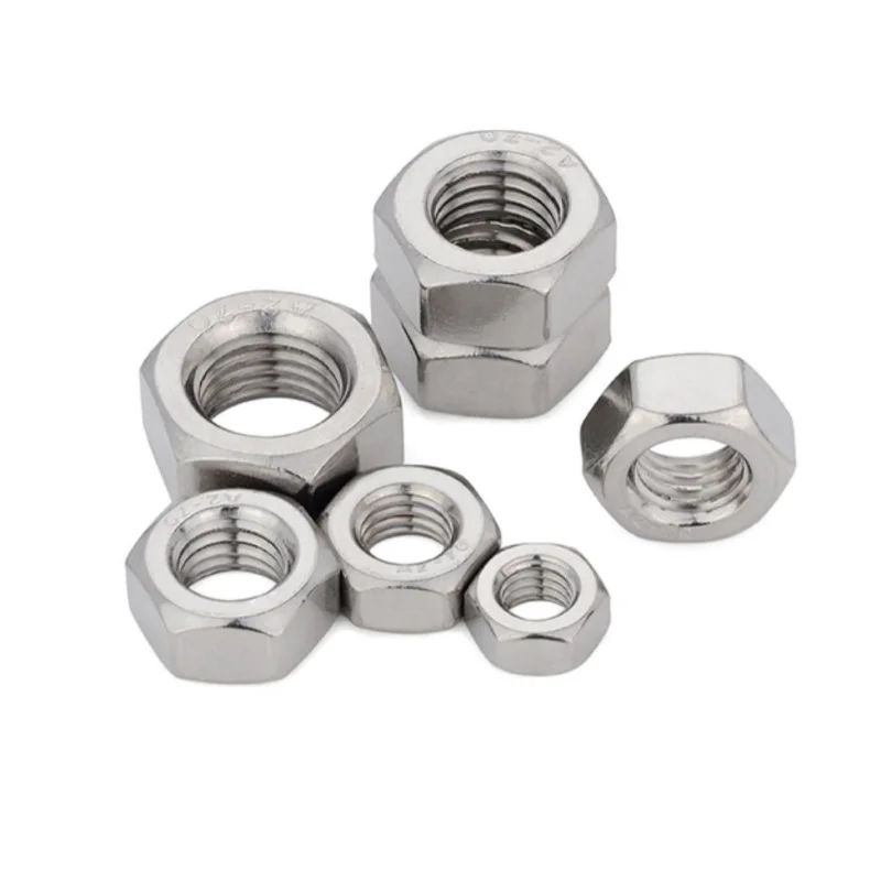 M10 M12 M16 Stainless Steel Hex Nuts - DIN934 - GB6170