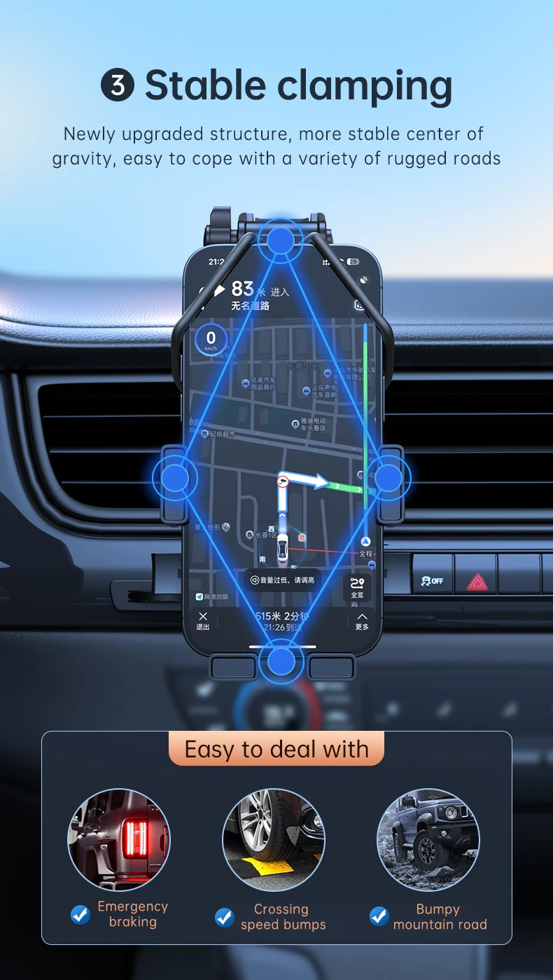 Flexible Phone Holder for Car - Adjustable & Waterproof