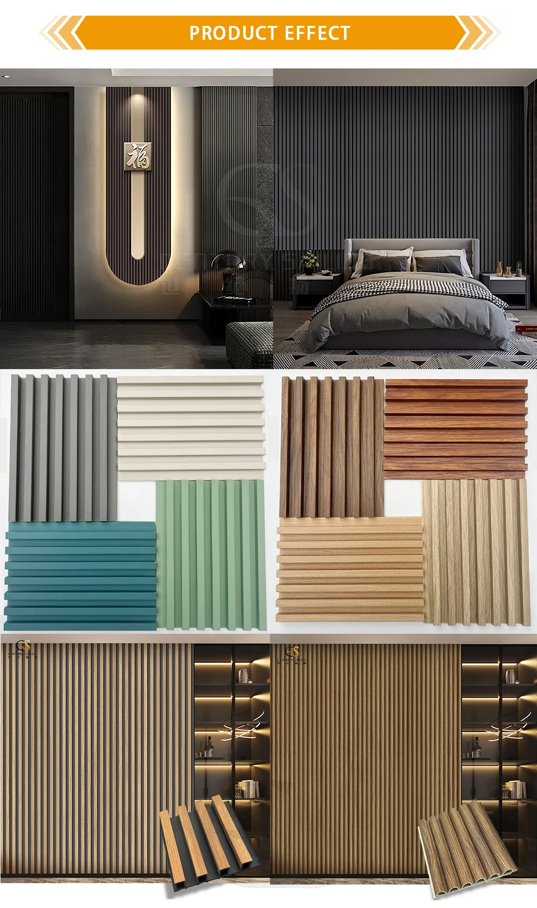 Marble Design PVC Fluted Wall Panel Embossing Pvc Fluted Panel Design ...