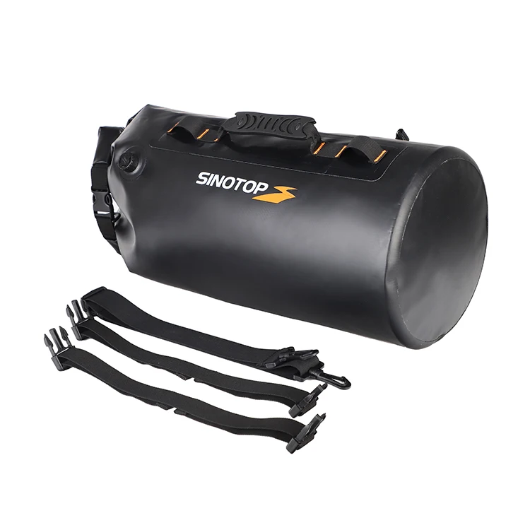 Sinotop 30l 70l Pvc Tarpaulin Waterproof Roll Top Motorcycle Rear Bag ...