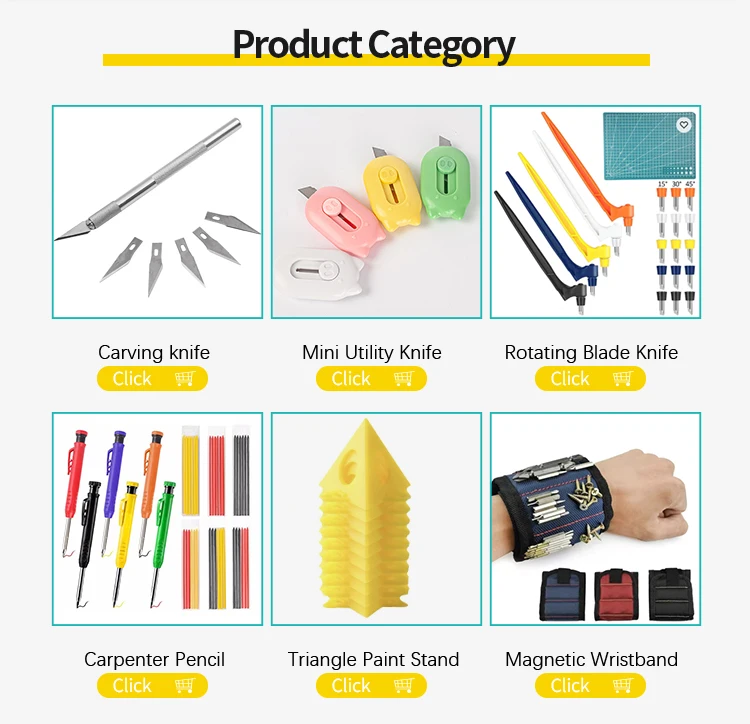 Carpenter Mechanical Pencil Set For Precise Markings Woodworking Tools ...