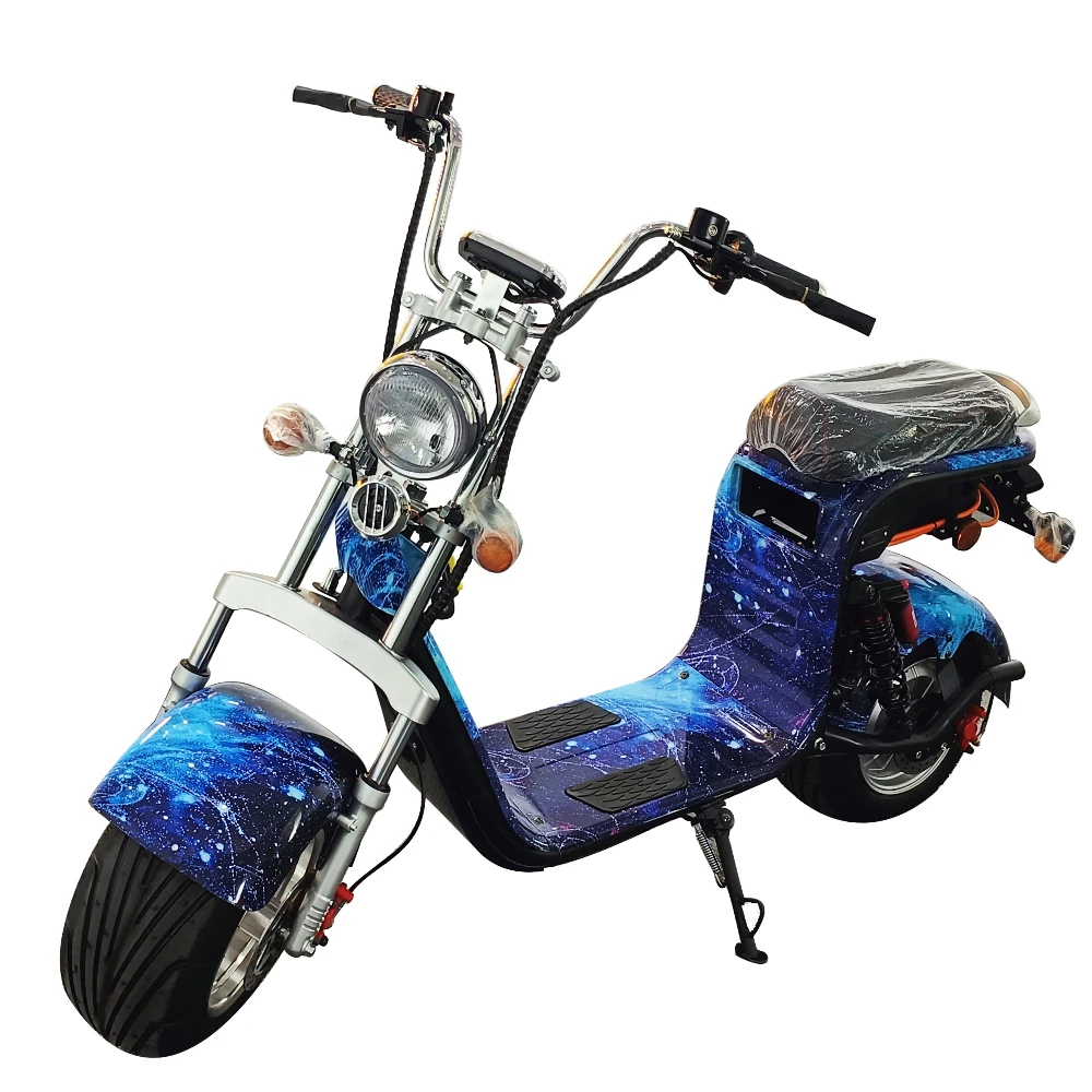 Citycoco 3000W Electric Scooter - Unisex Fat Tire Two-Wheel Scooter ...