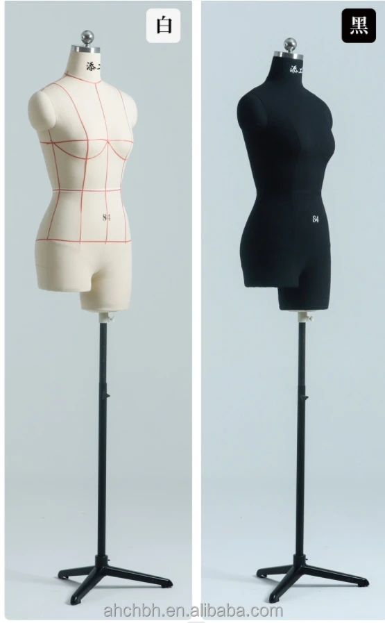 Small Sewing Mannequin For Draping Mini Dress Form – 1/4 Scale (9.6 ...