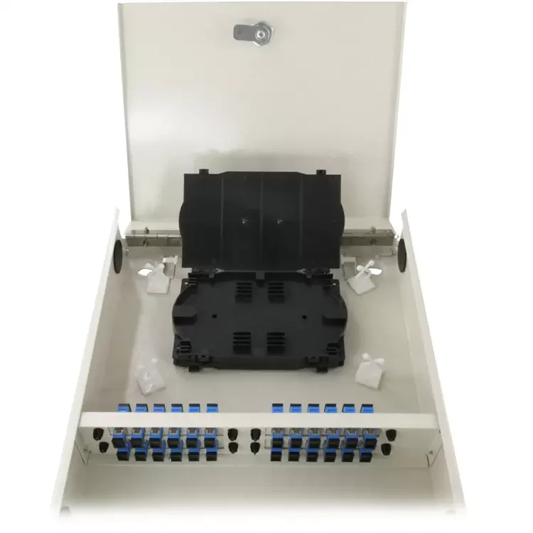 24 Port Indoor Wall Mounted 24core Factory Supply Odf 48 Core Fiber ...