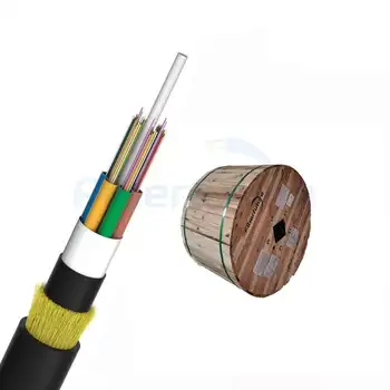 144 Core Double Jacket Adss Optic Fiber Cable Span 50-1200m - Buy Adss ...