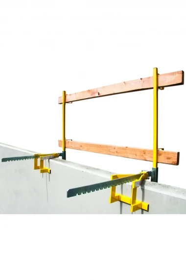 Parapet Adalah - Temporary Guardrail Construction Fall Protection